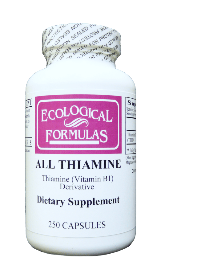 Ecological Formulas Allithiamine Vitamin B1 50 Mg 250 Capsules ...